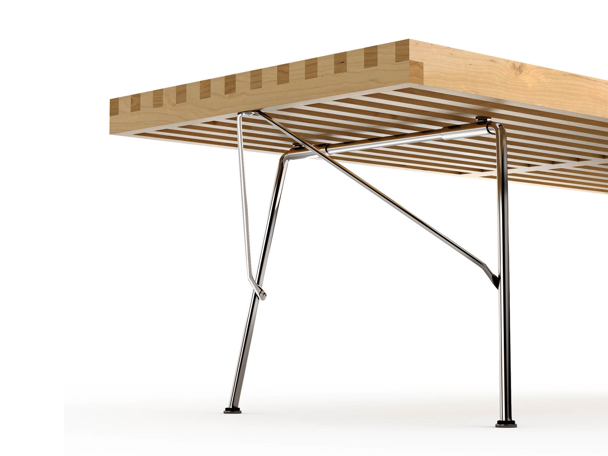 Nelson Platform Bench 3D model | CGTrader