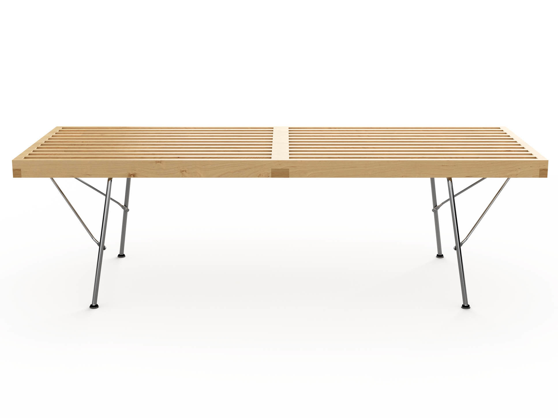 Nelson Platform Bench 3D model | CGTrader