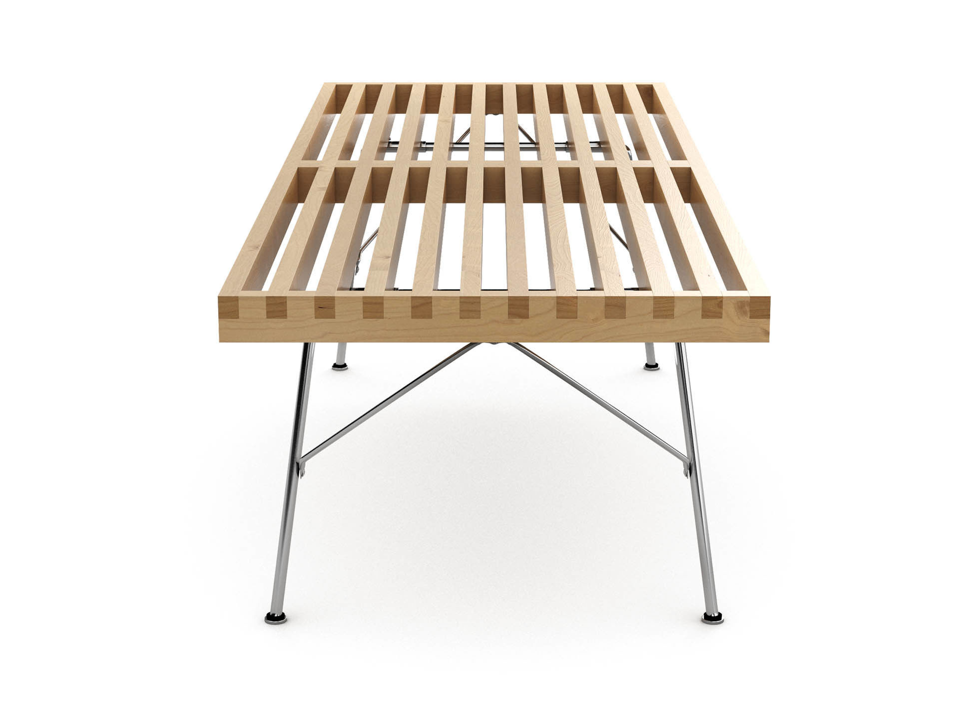 Nelson Platform Bench 3D model | CGTrader