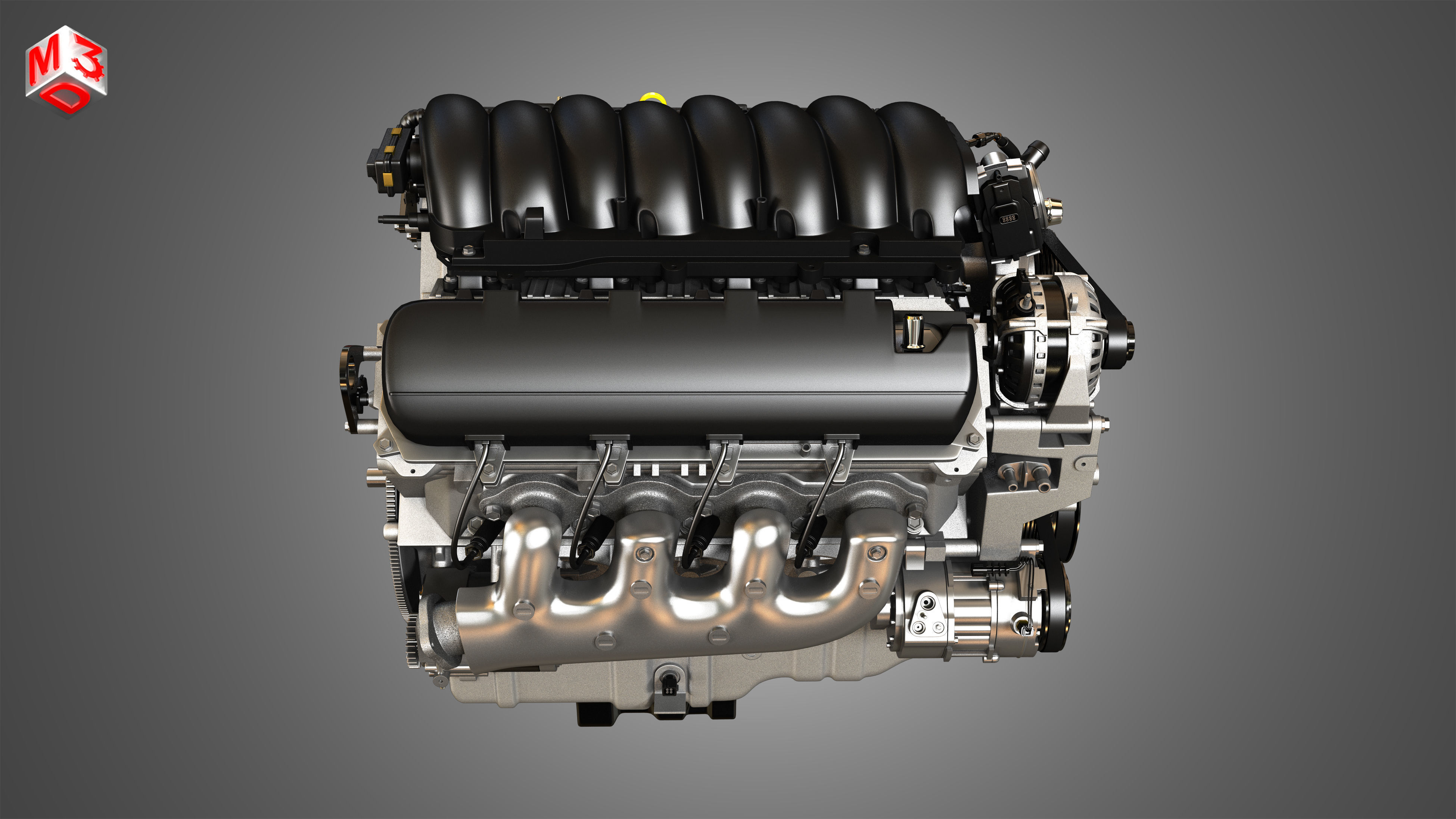 1500 Silverado Engine - V8 Pickup Truck Engine 3D model | CGTrader