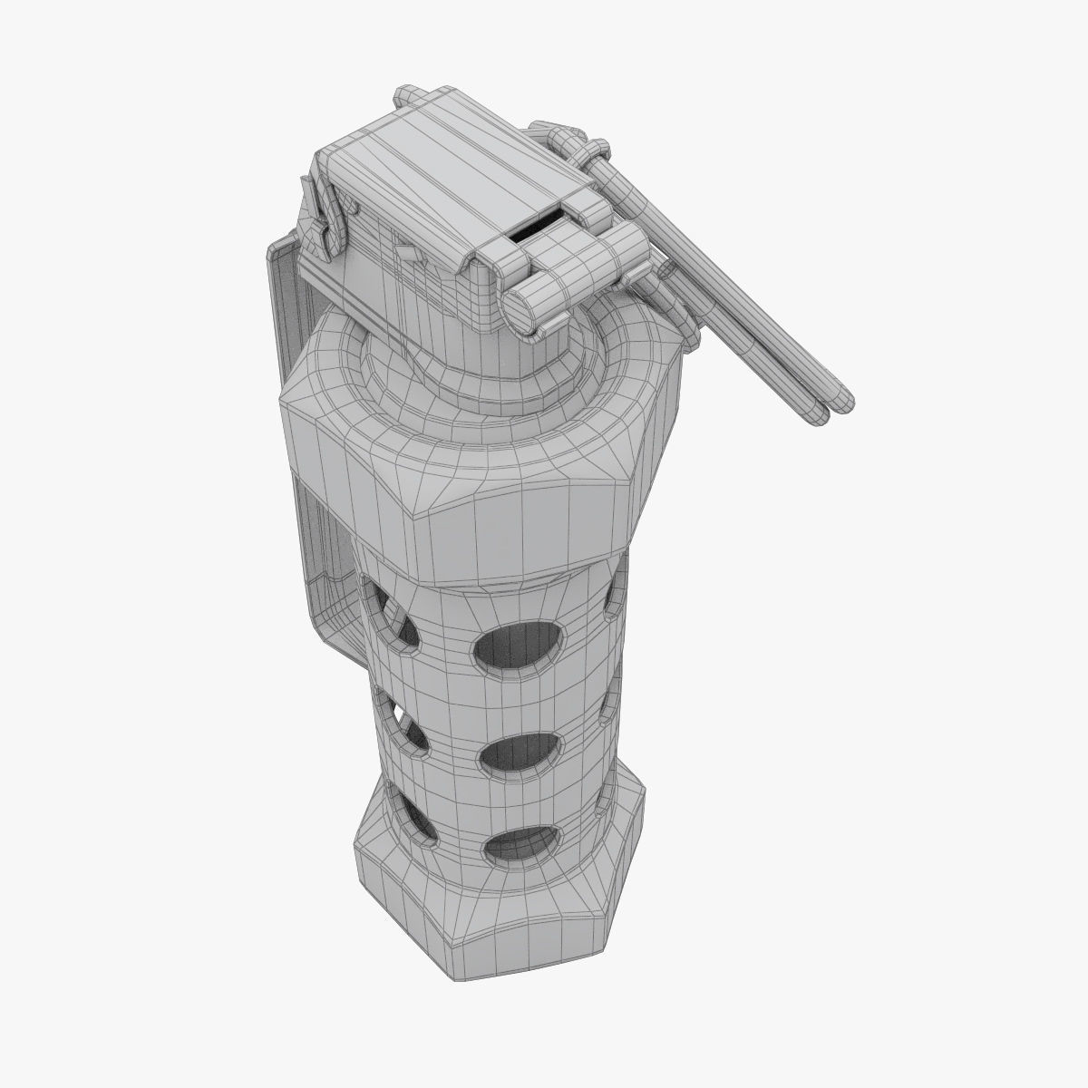 Grenade M84 3D model 3D model | CGTrader