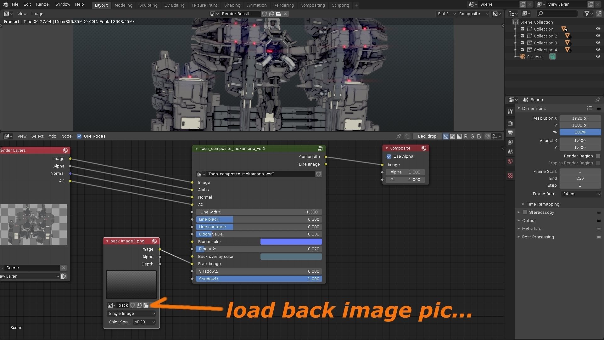 Toon render project file 2 3D model | CGTrader