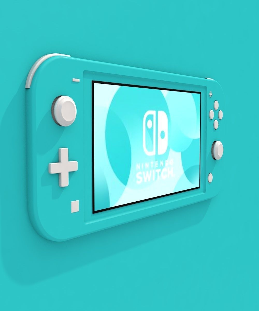 3D model Nintendo Switch Lite 3d low-poly model VR / AR / low-poly ...