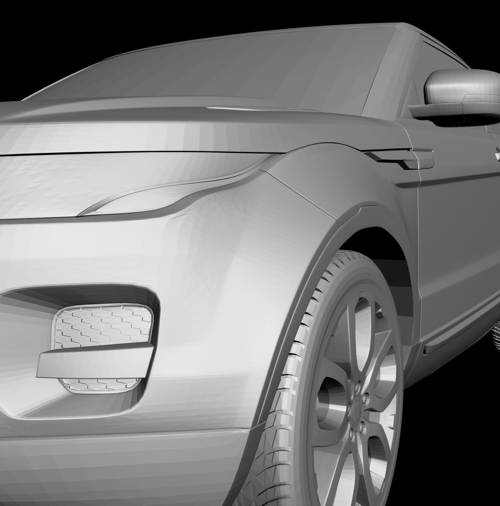 RANGE ROVER EVOQUE MODEL FOR 3D PRINTING STL FILES 3D model 3D ...
