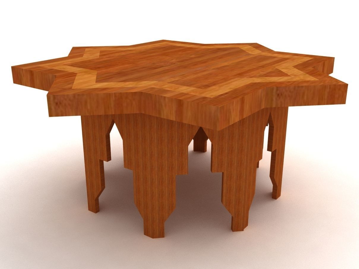 Islamic table 3D model | CGTrader