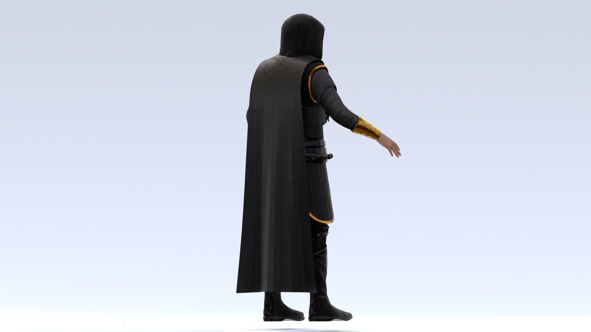 3D model Assassin character VR / AR / low-poly rigged animated | CGTrader