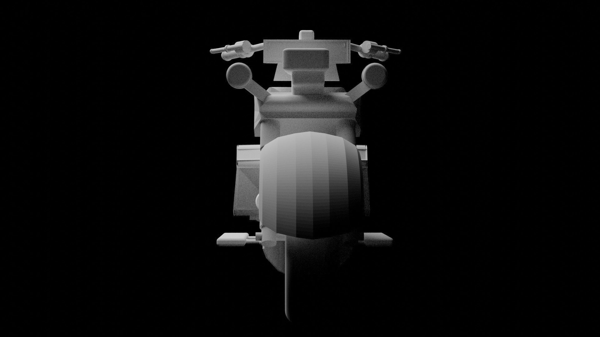 Simple Motorcycle free 3D model | CGTrader