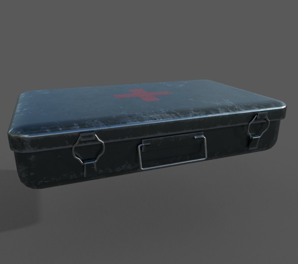 3D model medical box VR / AR / low-poly | CGTrader