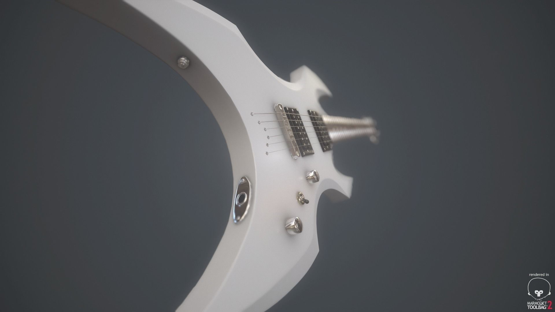 3D model Guitar Esp LTD Ax 400 50 VR / AR / low-poly | CGTrader