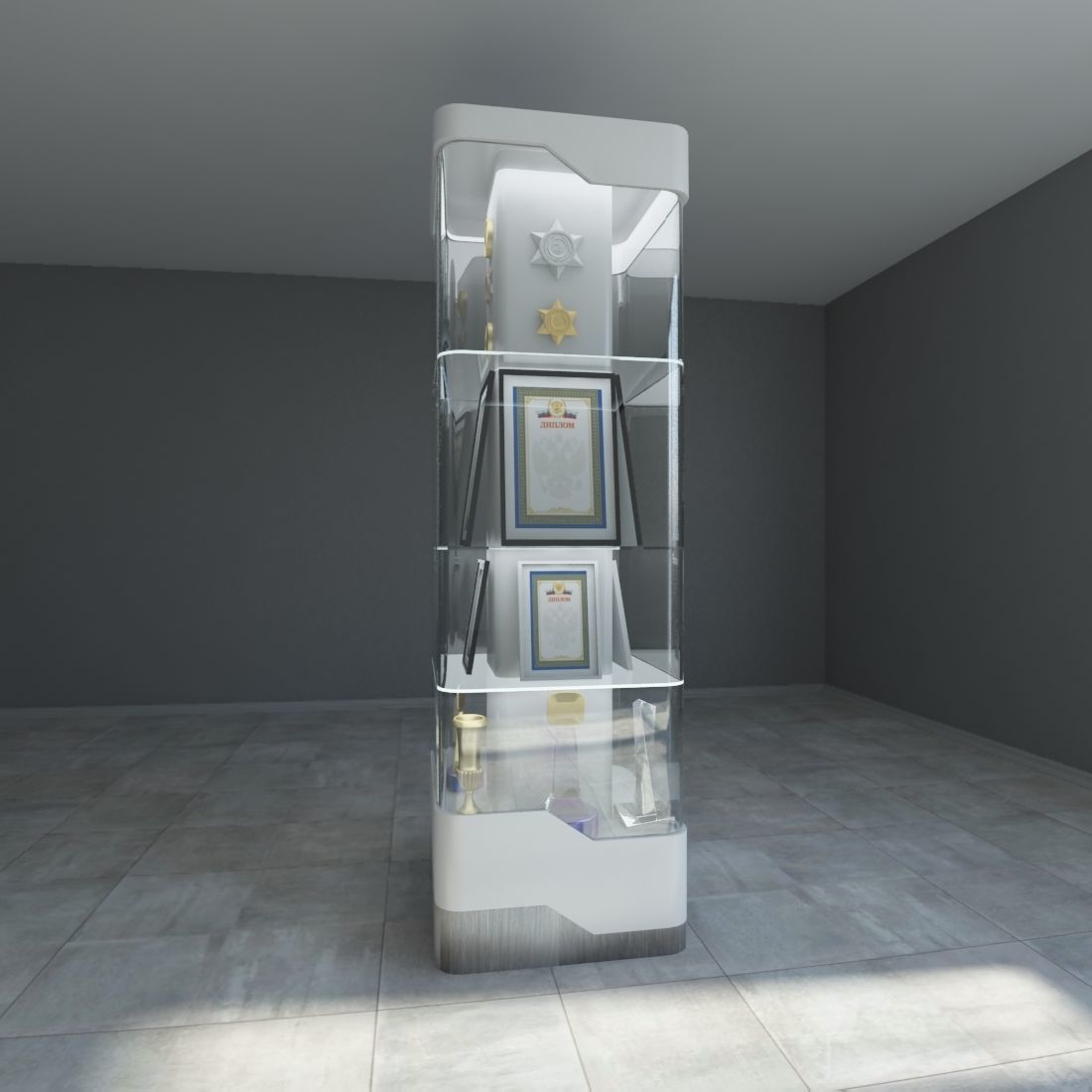 3D model showcase for the exhibition | CGTrader