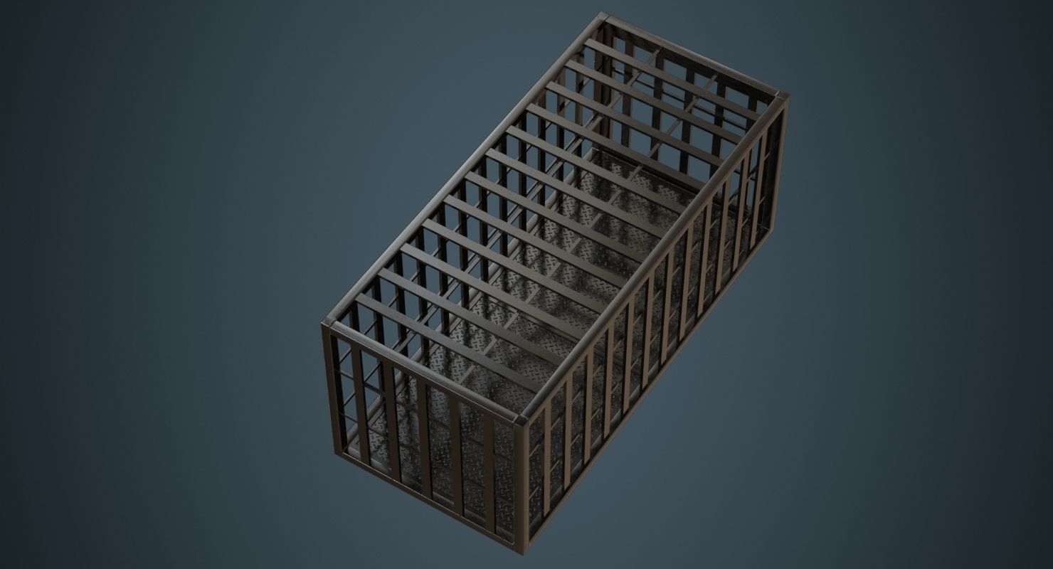 3D model Cage 1A VR / AR / low-poly | CGTrader