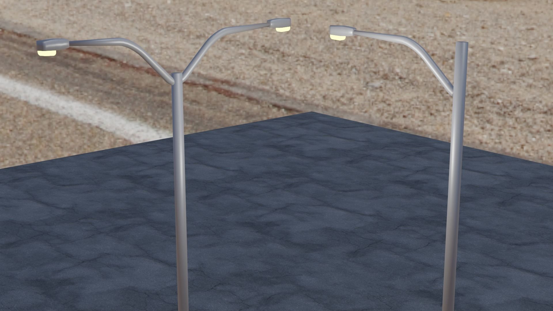 Light Pole free VR / AR / low-poly 3D model | CGTrader