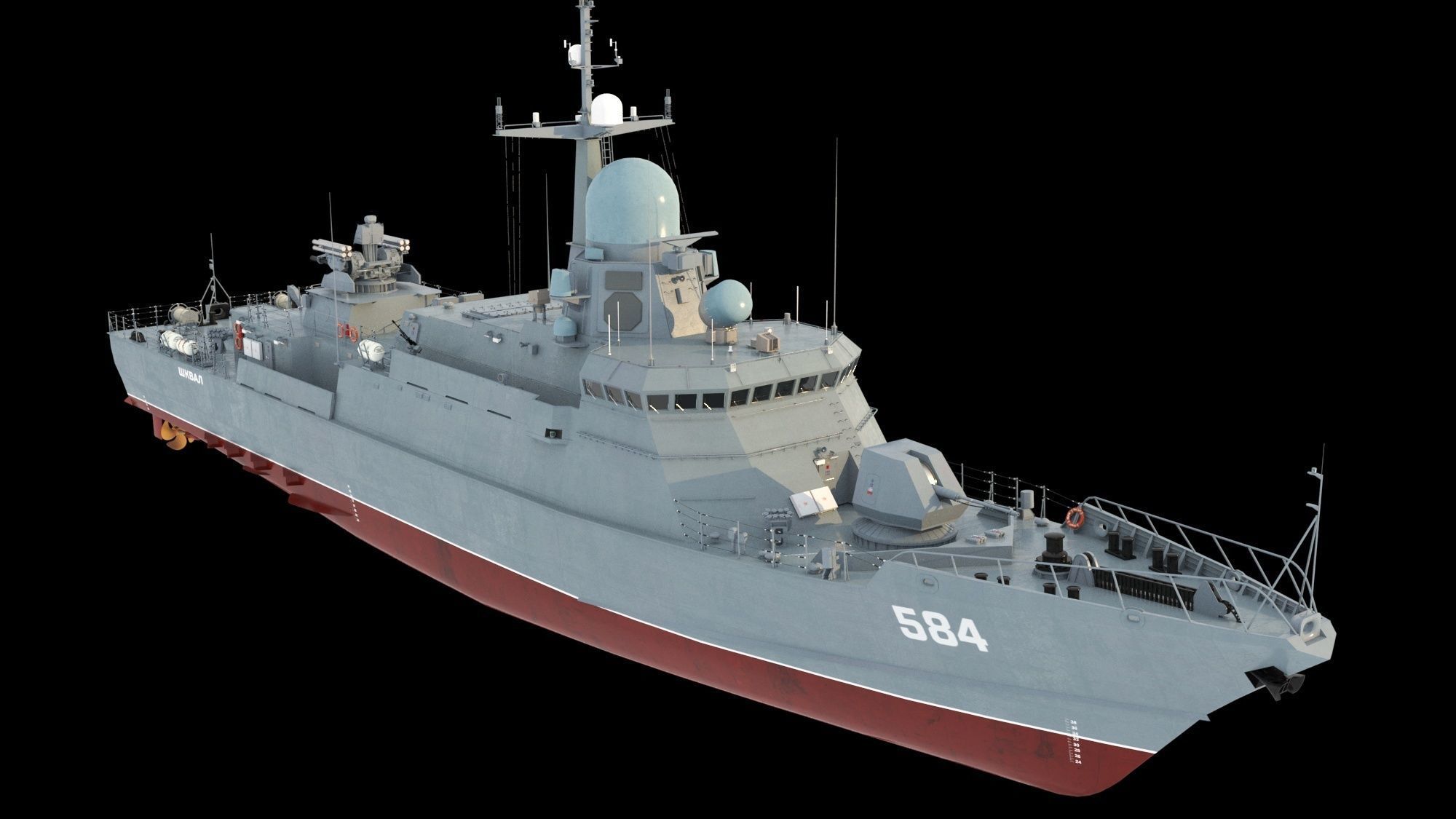 Karakurt-class 22800 3D model | CGTrader