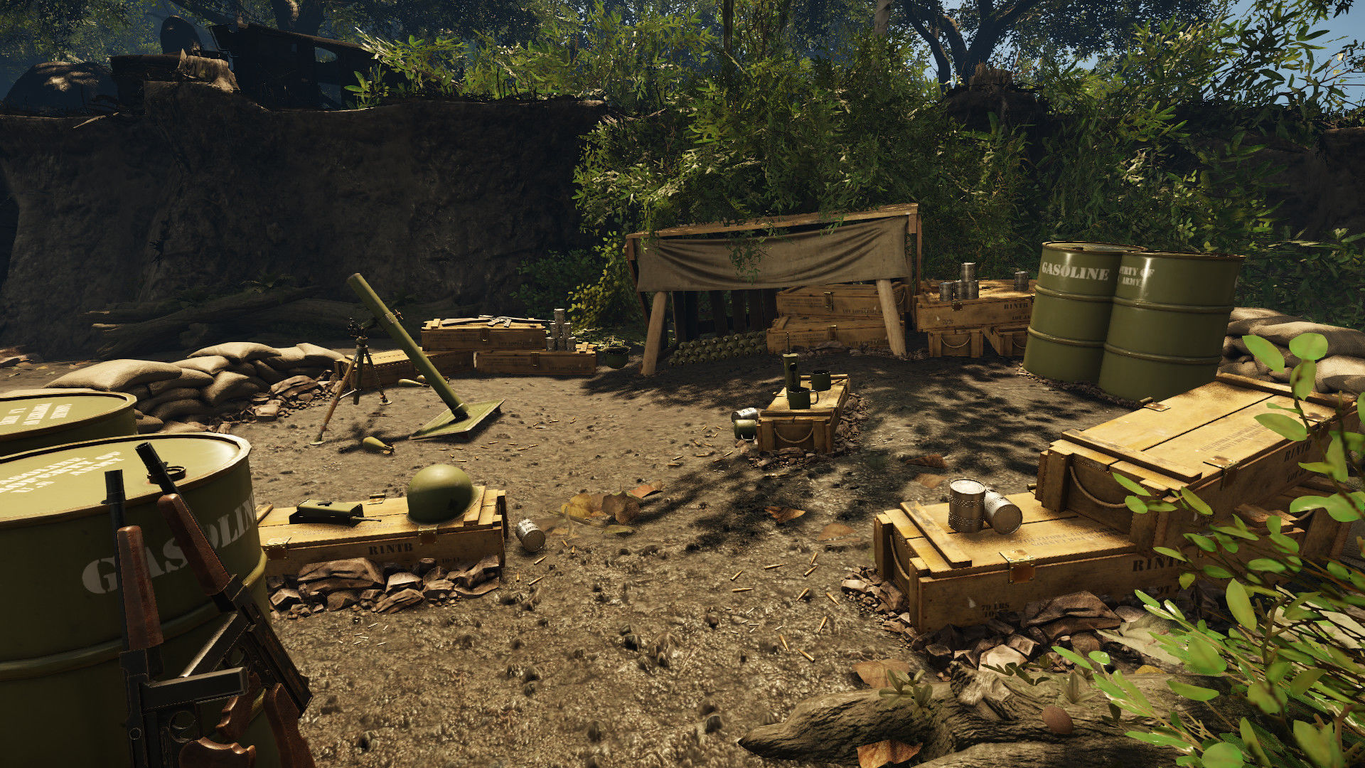 3D model Low-Poly Mortar Pit Pack VR / AR / low-poly | CGTrader