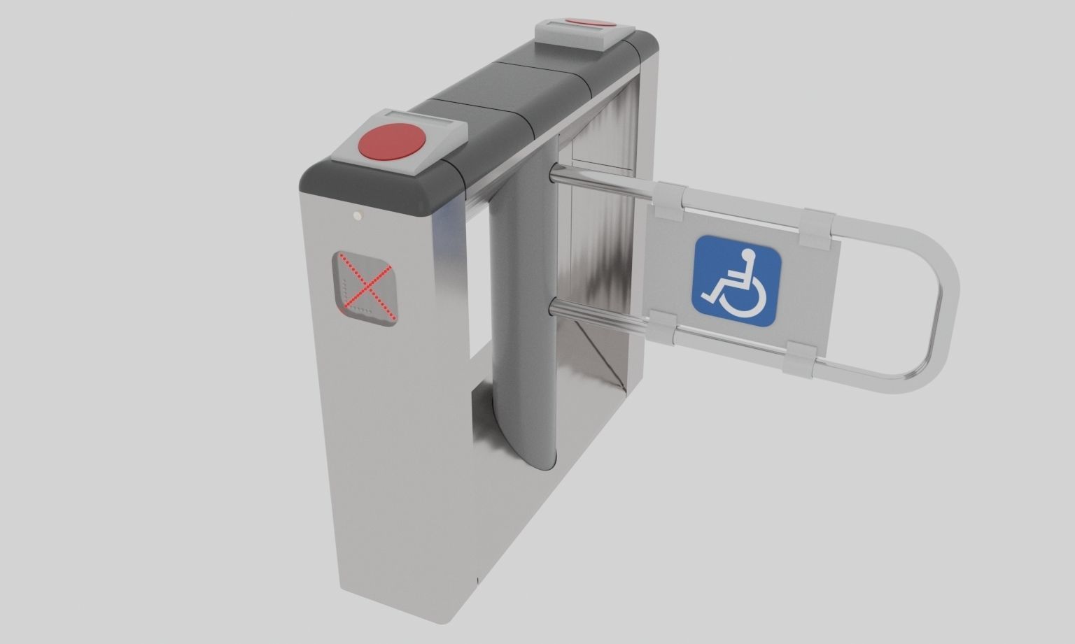 Disabled Turnstile 3D model | CGTrader