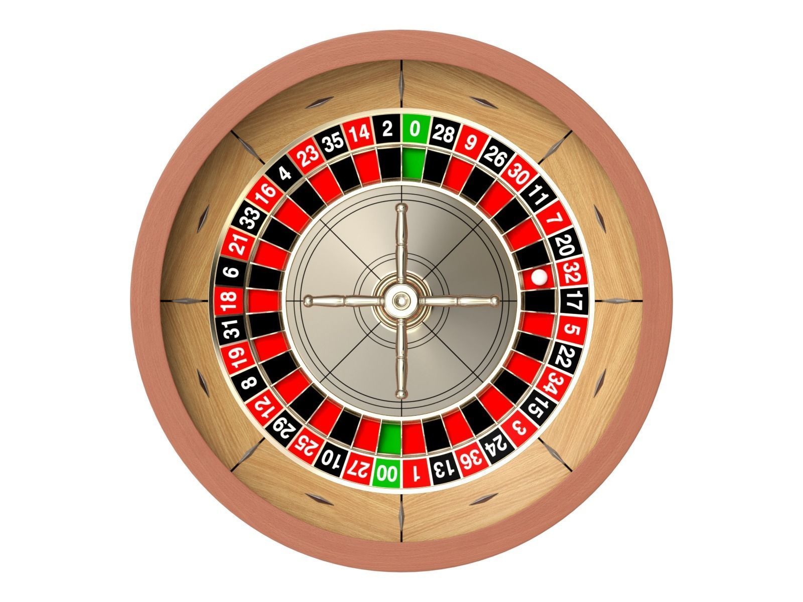American and European Roulette Wheel 3D model | CGTrader
