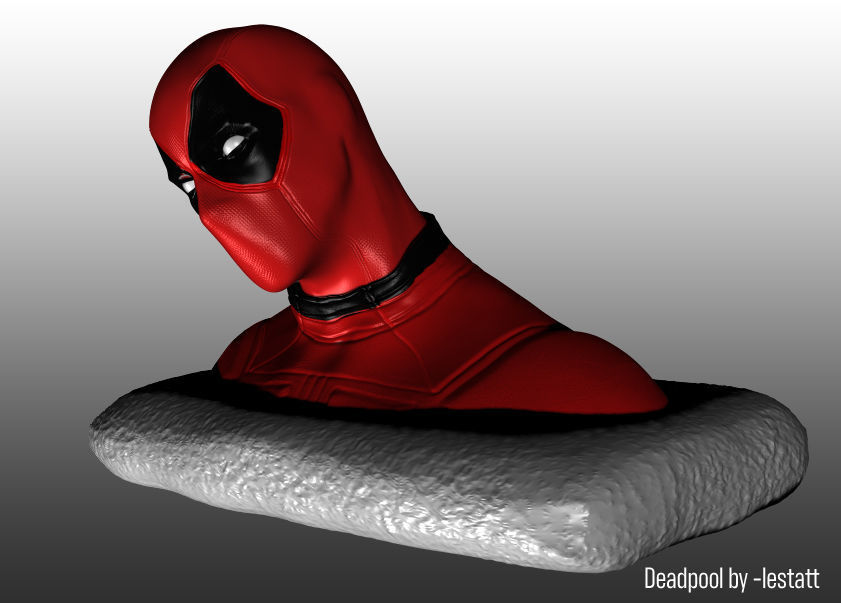 DeadPool free 3D model 3D printable | CGTrader