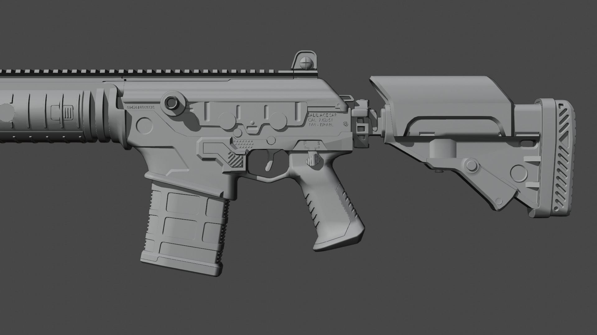 IWI Galil ACE Rifle NATO 3D model | CGTrader
