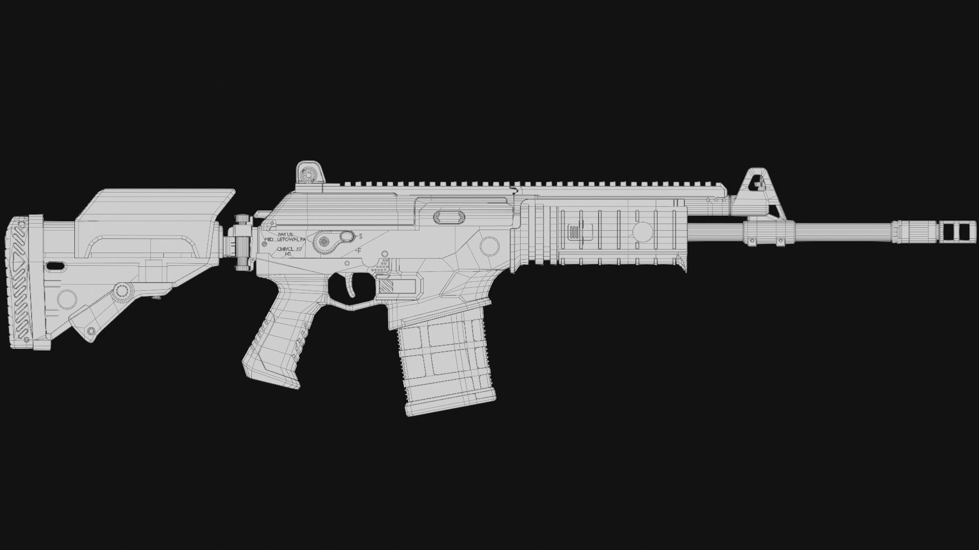 IWI Galil ACE Rifle NATO 3D model | CGTrader