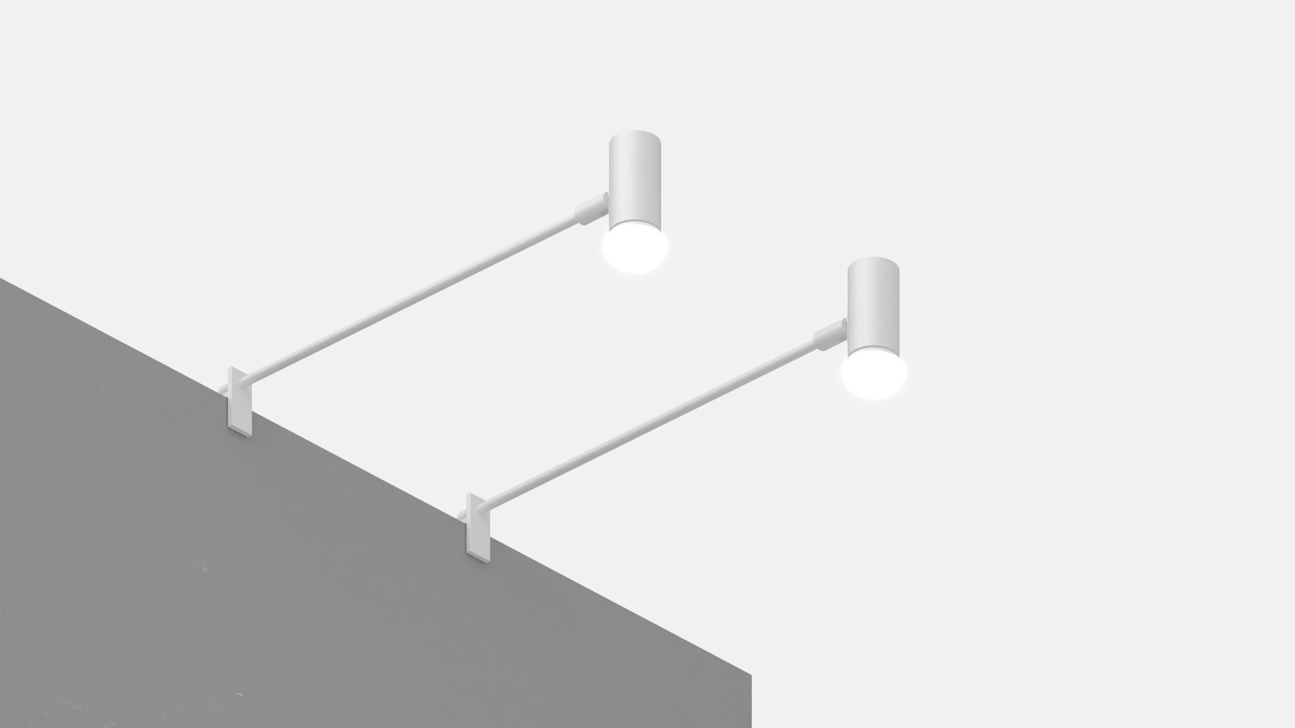 Standard LED Arm Spot 470mm 3D | CGTrader