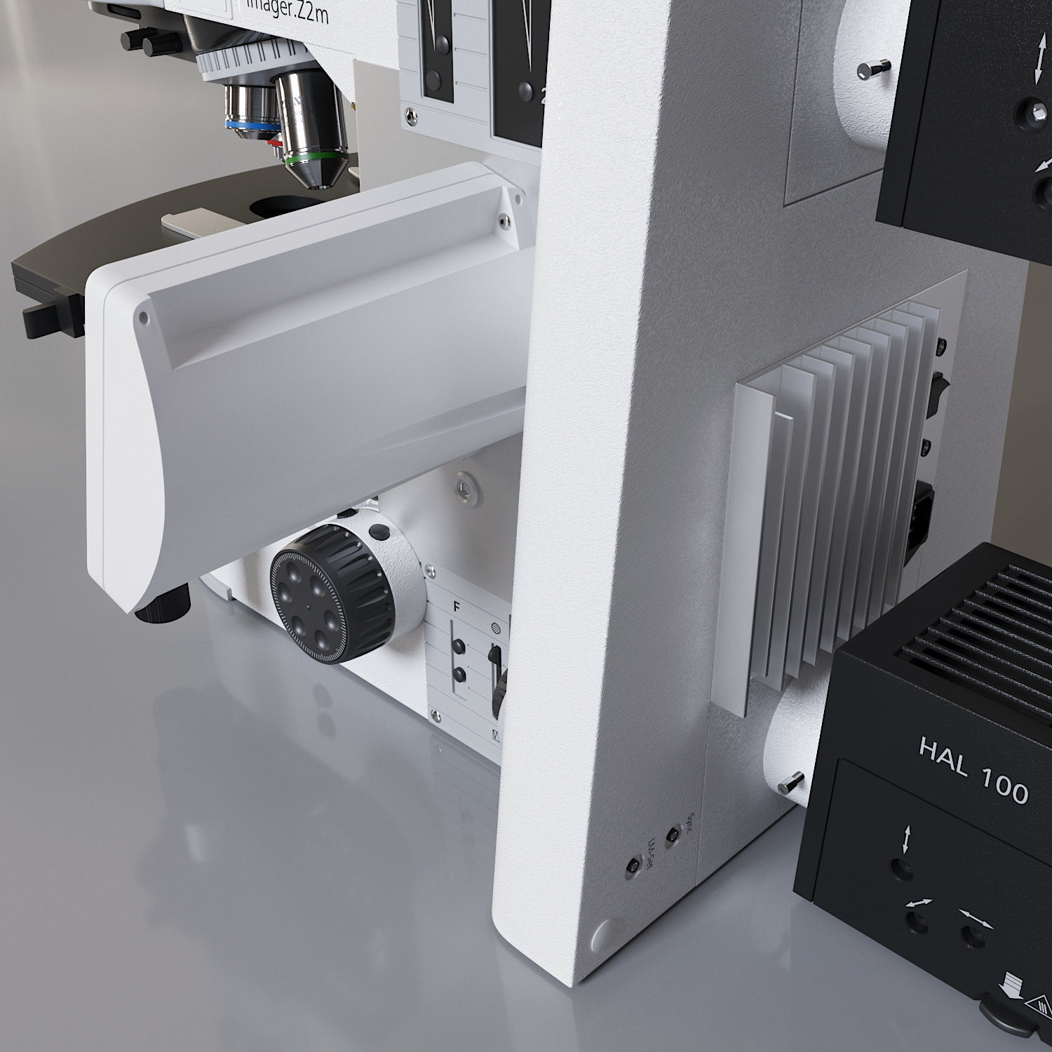 Microscope ZEISS Axio Imager 2 3D model | CGTrader