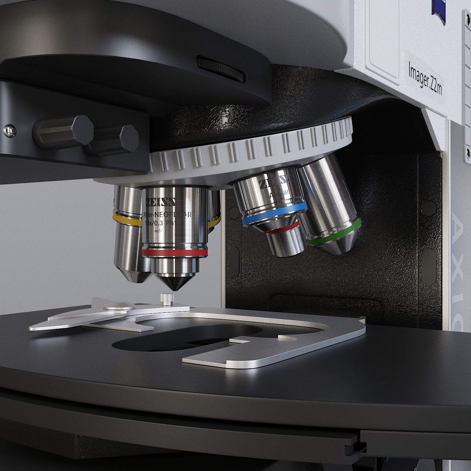 Microscope ZEISS Axio Imager 2 3D model | CGTrader