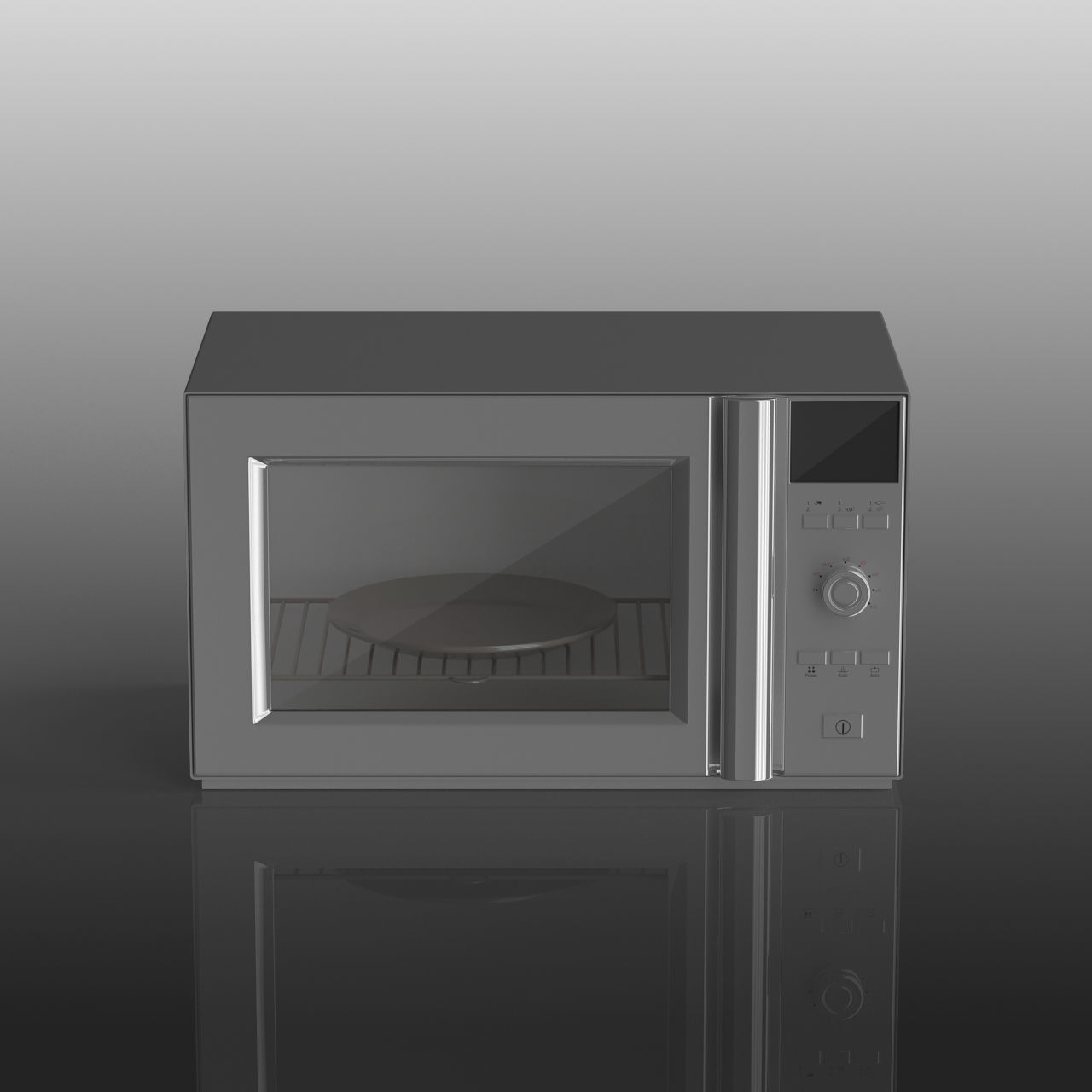Microwave oven free 3D model | CGTrader