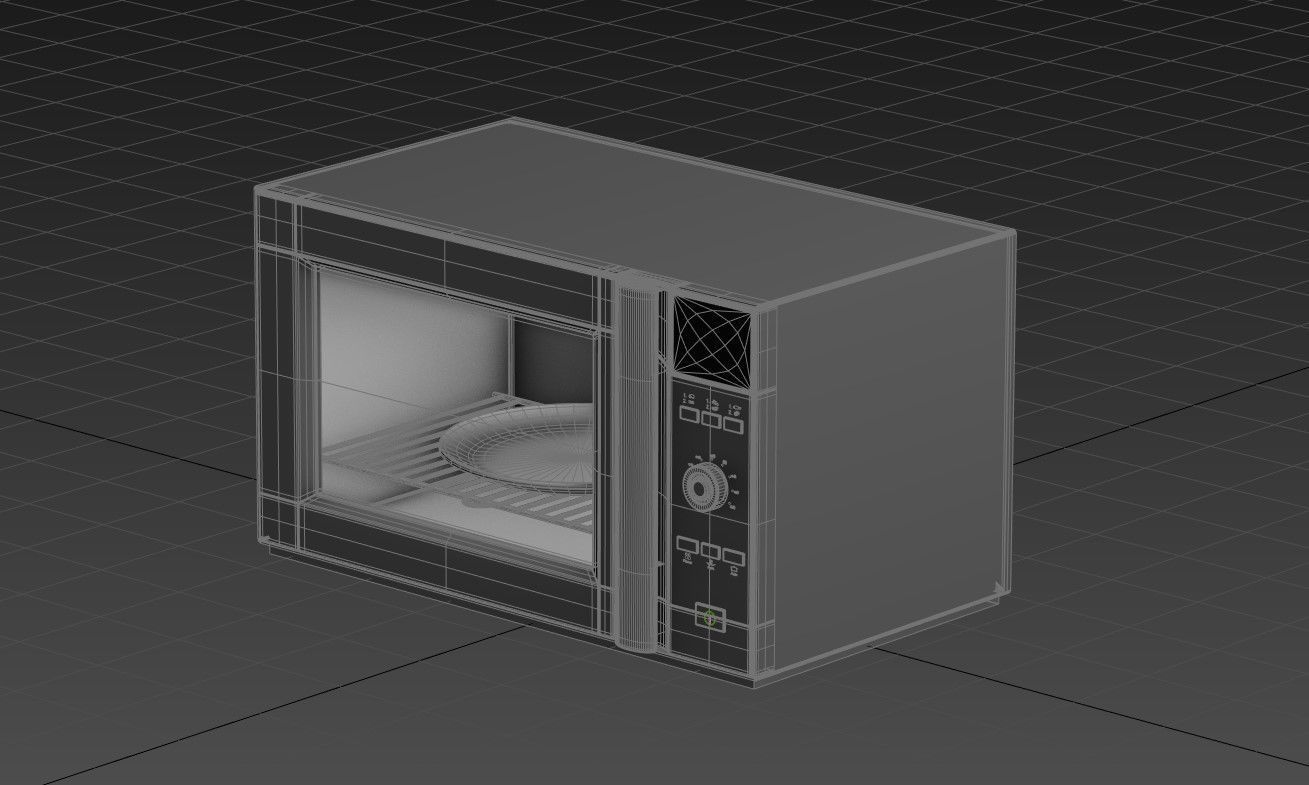 Microwave oven free 3D model | CGTrader