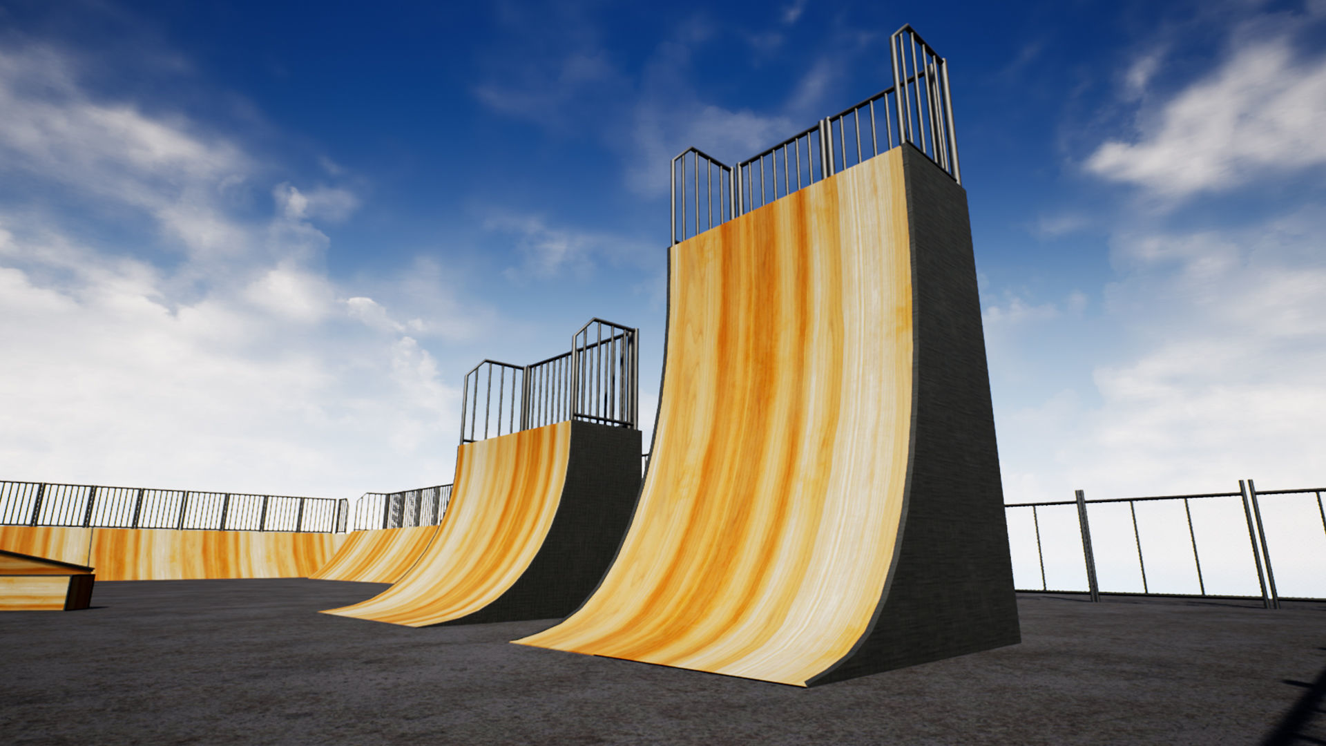 3D model Skate Park Props VR / AR / low-poly | CGTrader