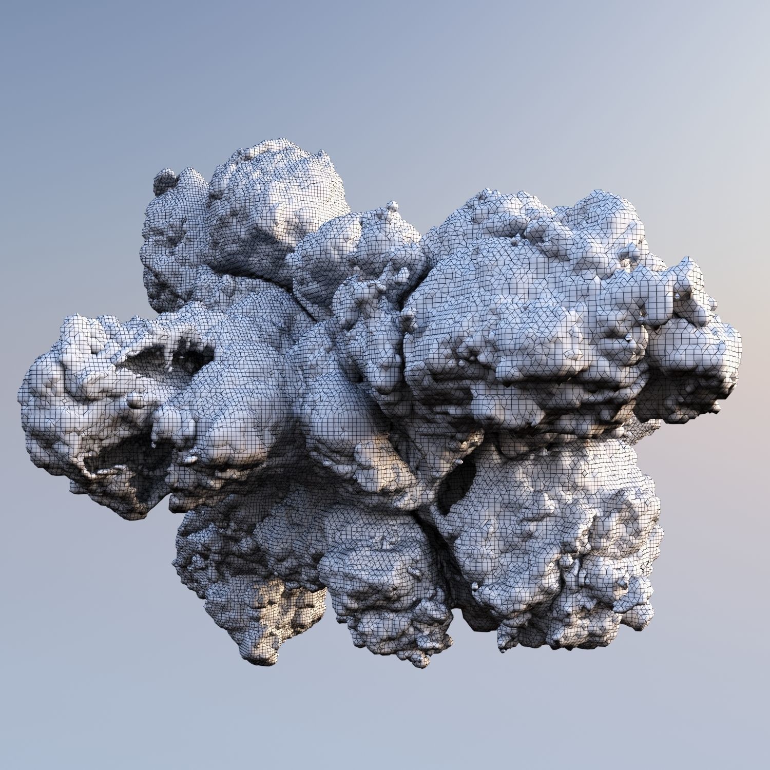 Polygon Cloud 3 3D model | CGTrader