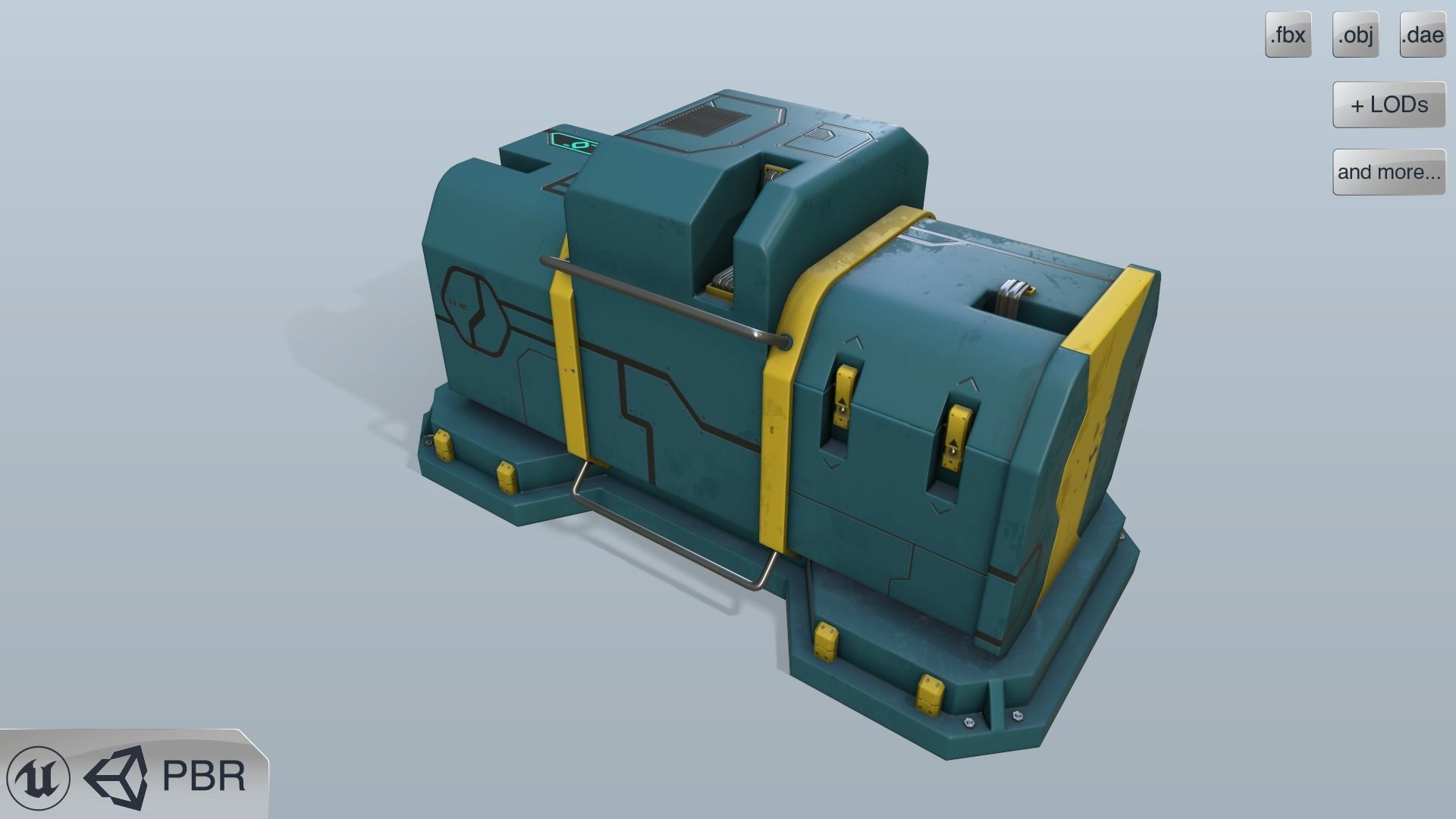 3D model Sci-fi energy nodes VR / AR / low-poly | CGTrader