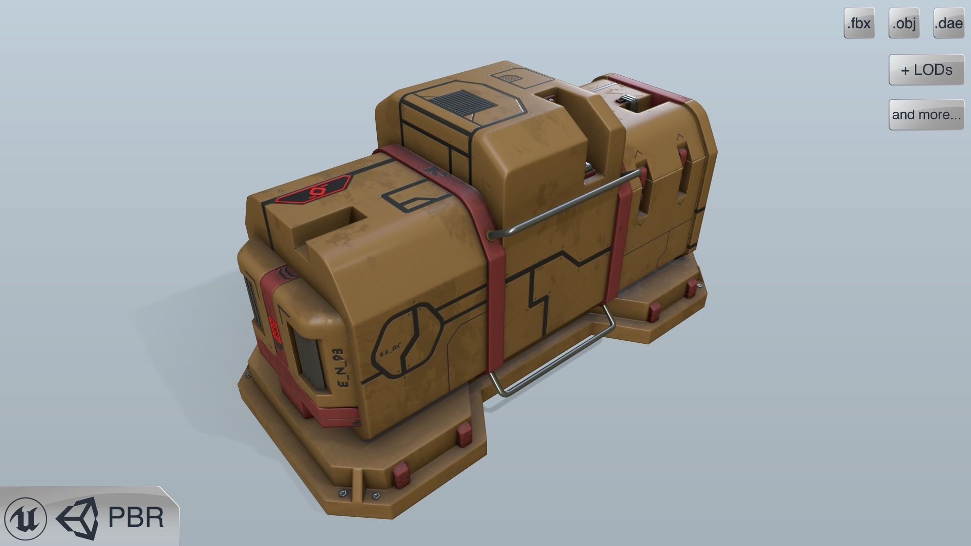 3D model Sci-fi energy nodes VR / AR / low-poly | CGTrader