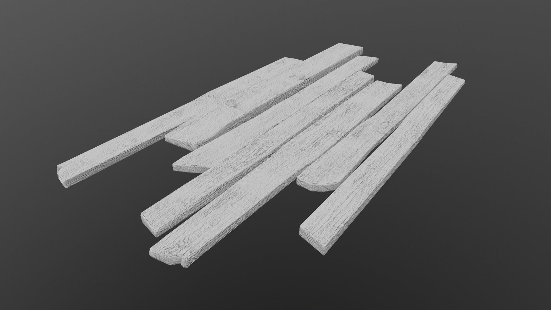 3D model Wooden planks VR / AR / low-poly | CGTrader