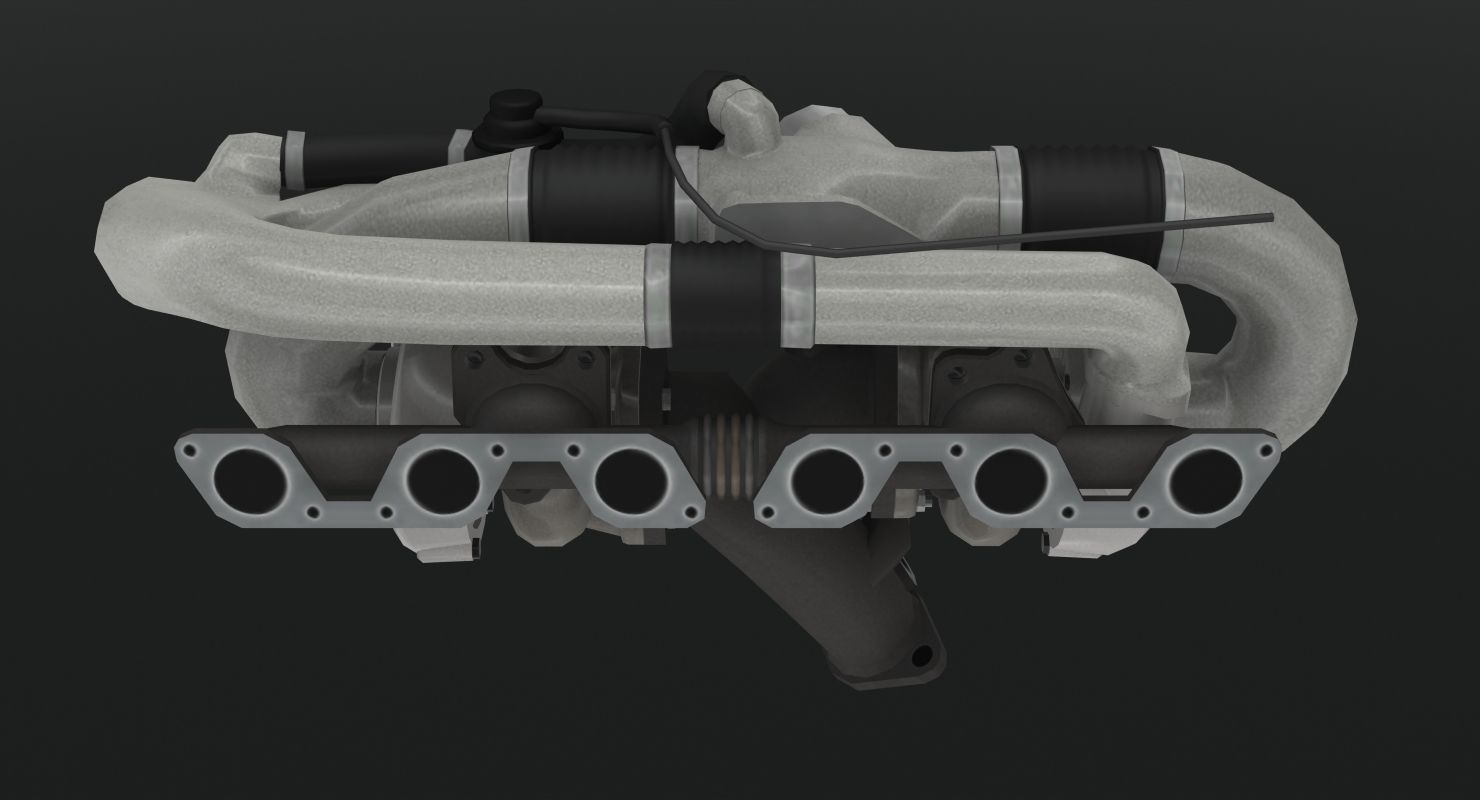 3D model Toyota 2JZ GTE VVTi engine VR / AR / low-poly | CGTrader