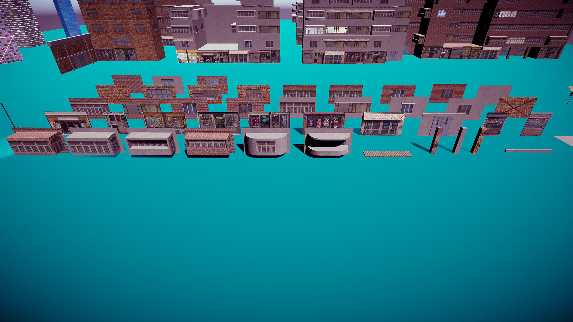 Neon City VR and Mobile 3D model | CGTrader