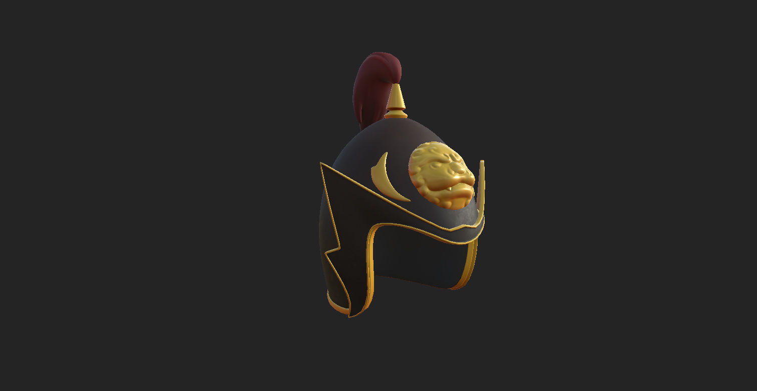 Chinese General Helmet 3D model | CGTrader