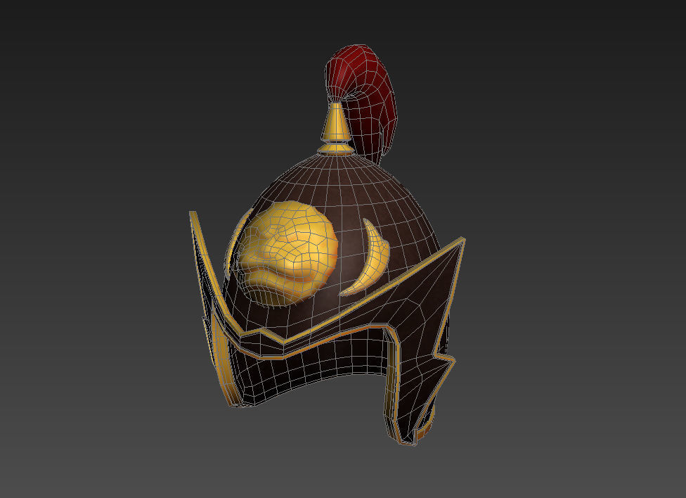Chinese General Helmet 3D model | CGTrader