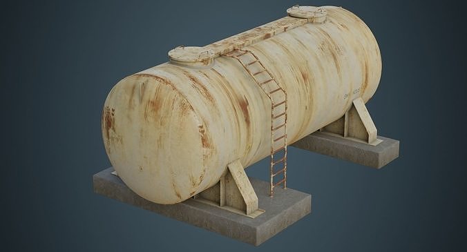 3D model Industrial Gas Tank 4B VR / AR / low-poly | CGTrader