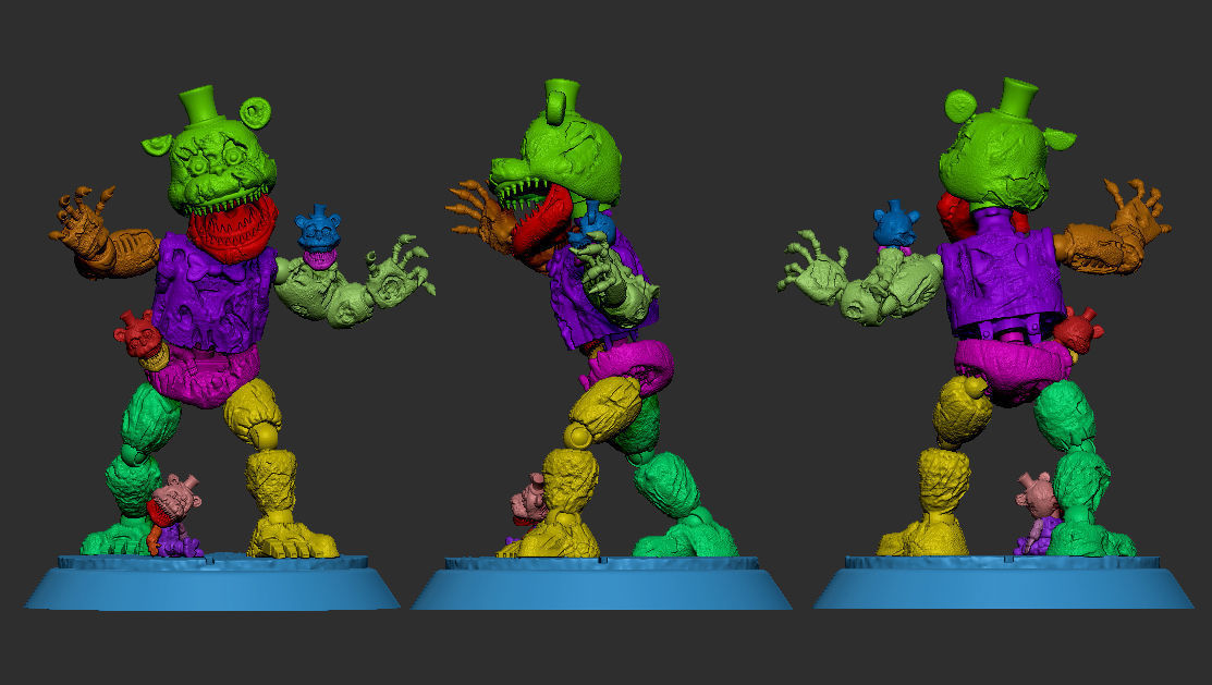 Nightmare Freddy 3D model for printing 3D model 3D printable | CGTrader