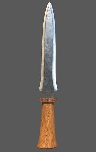 3D model Medieval one-handed dagger VR / AR / low-poly | CGTrader