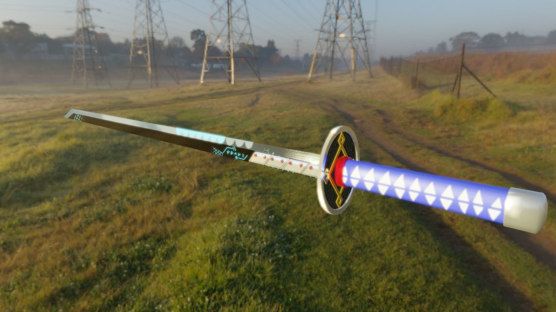 3D model 3D Game Prop- Knight Sword VR / AR / low-poly | CGTrader