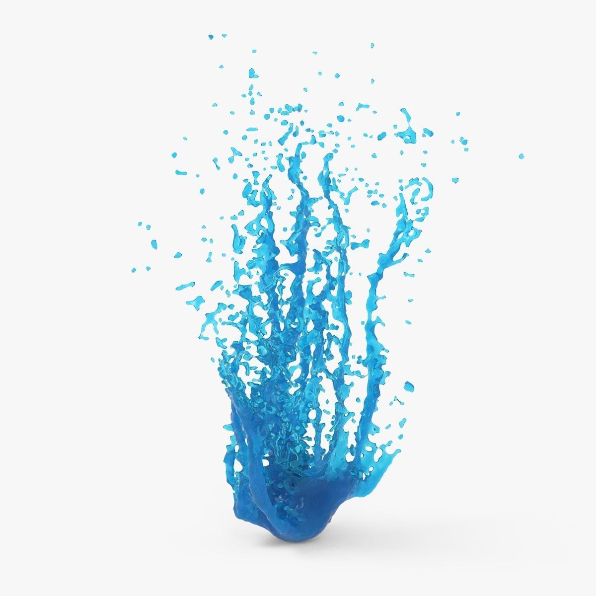 Water Blast Splash 3D model | CGTrader