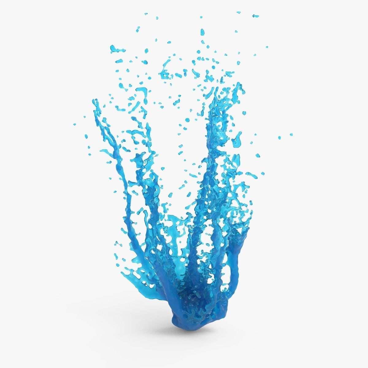 Water Blast Splash 3D model | CGTrader