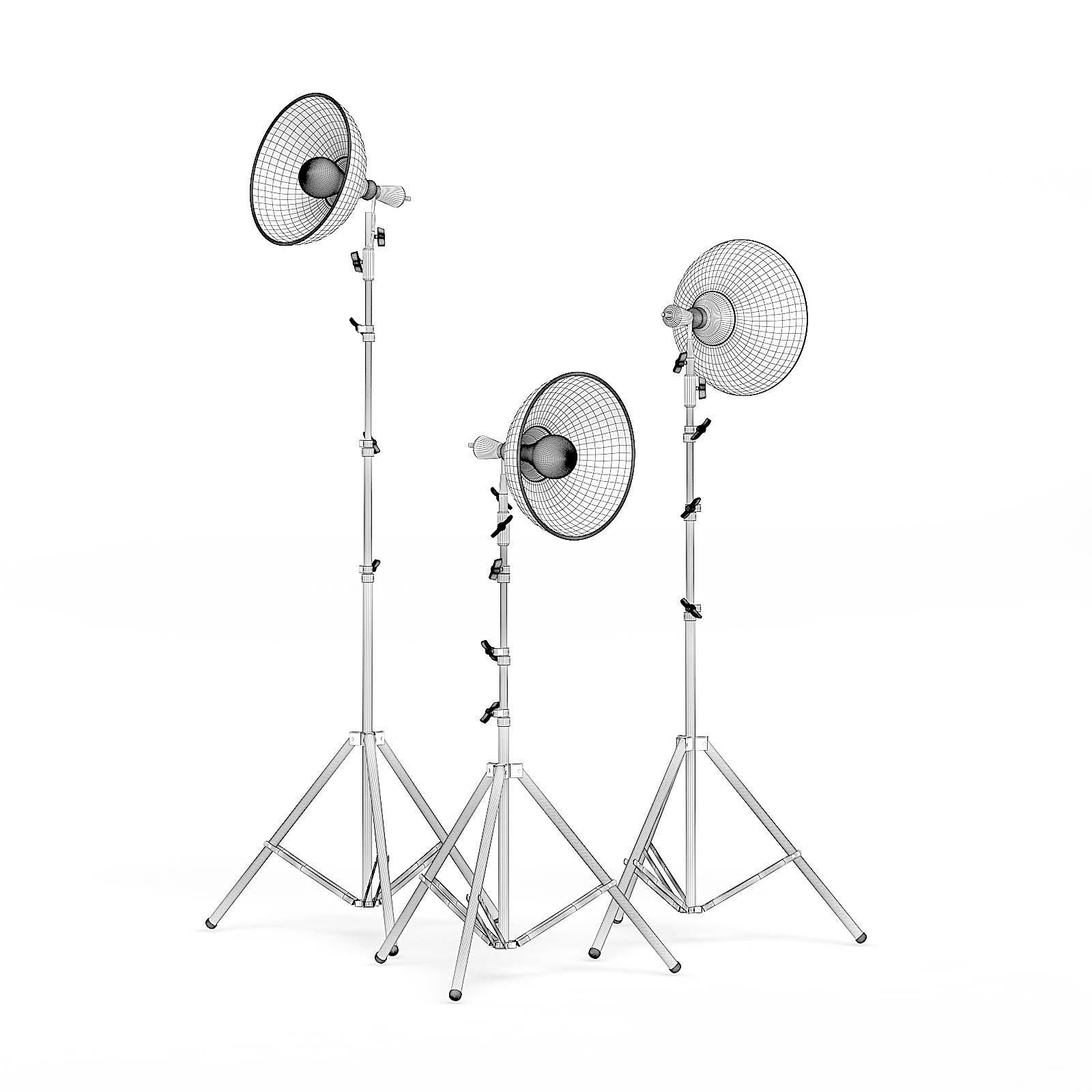 Studio Lights 3D Model 3D model | CGTrader