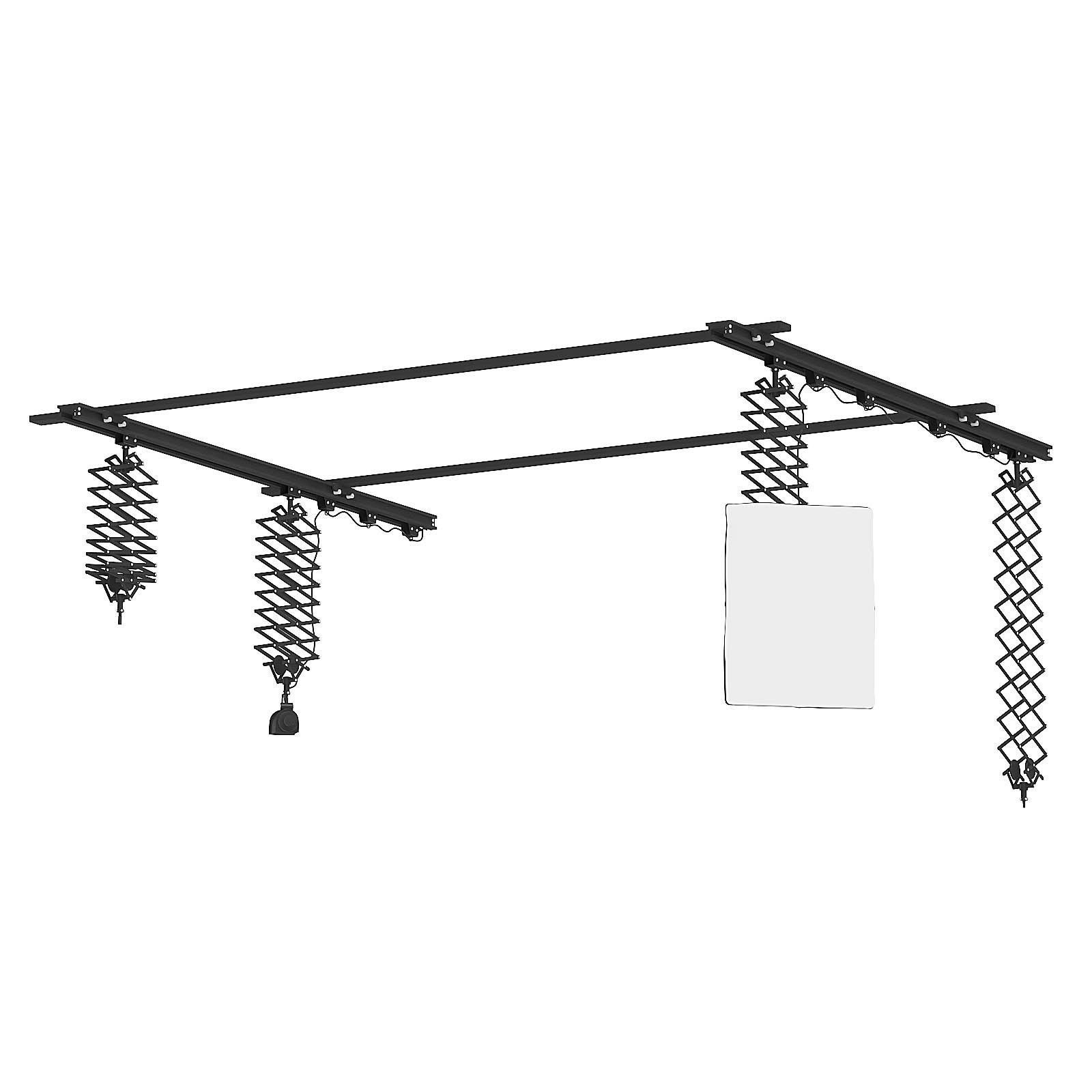 Ceiling Rail System 3D Model 3D model | CGTrader