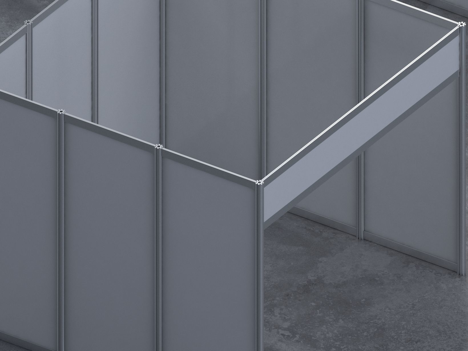 Modular Exhibition Stands Base free 3D model | CGTrader