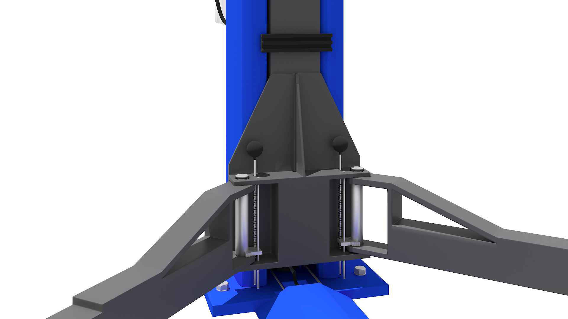Two Post Car Lift 3D model | CGTrader