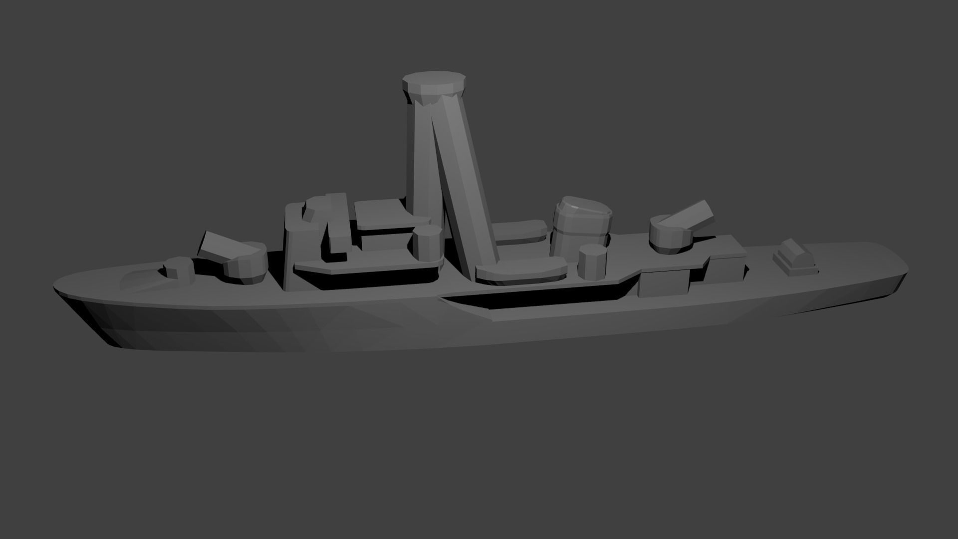 Soviet T-43 Class Minesweeper Warship 3D model 3D printable | CGTrader
