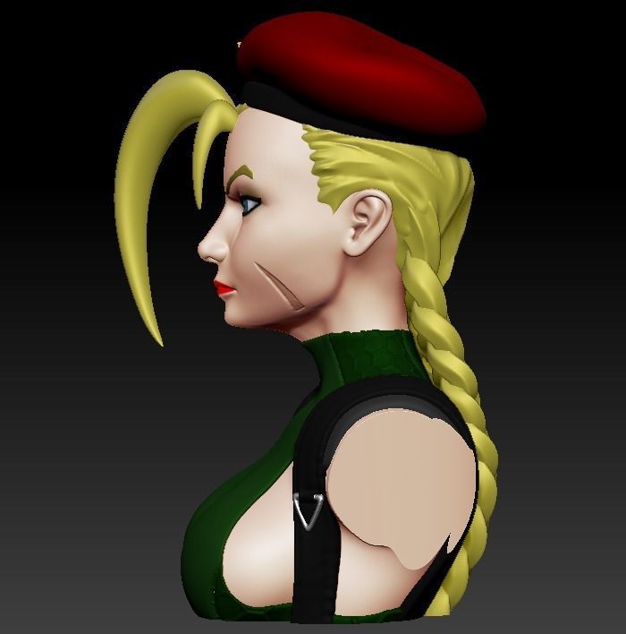 Bust - Cammy White 3D model 3D printable | CGTrader