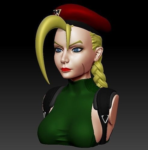 Bust - Cammy White 3D model 3D printable | CGTrader